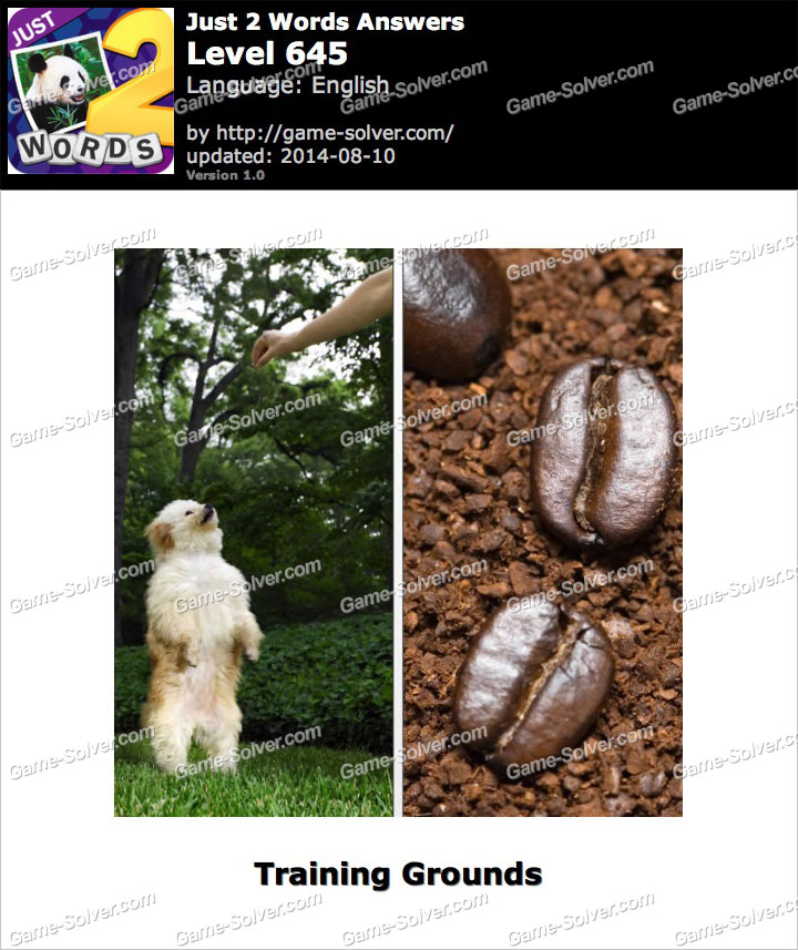 Just 2 Words Level 645 • Game Solver