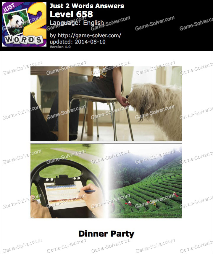 Just 2 Words Level 658 • Game Solver