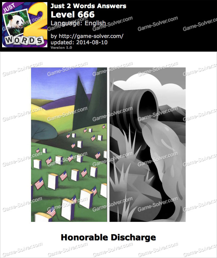 Just 2 Words Level 666 • Game Solver