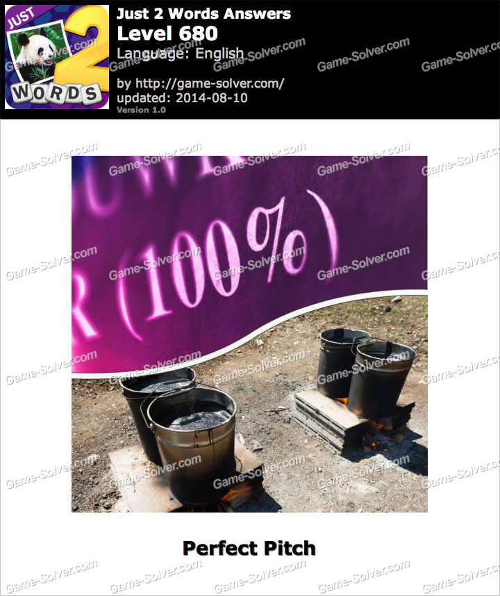 Just 2 Words Level 680 • Game Solver