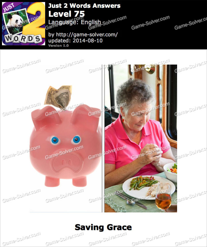 Just 2 Words Level 75 • Game Solver