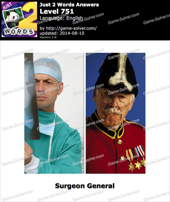 Just 2 Words Level 751 • Game Solver