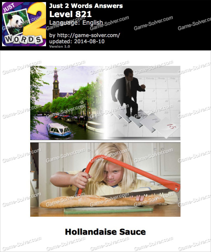 Just 2 Words Level 821 • Game Solver