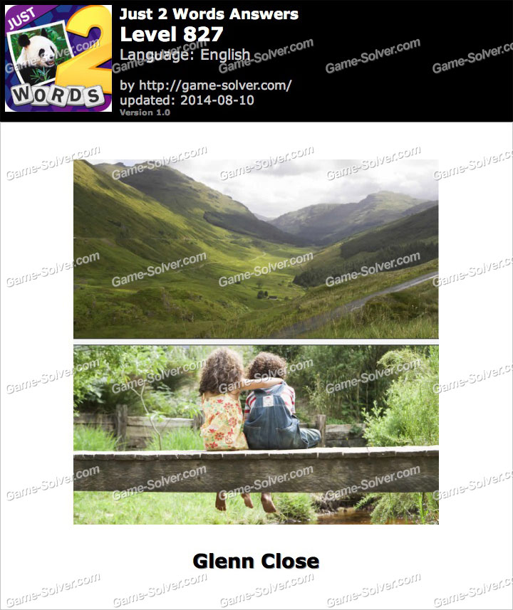 Just 2 Words Level 827 • Game Solver