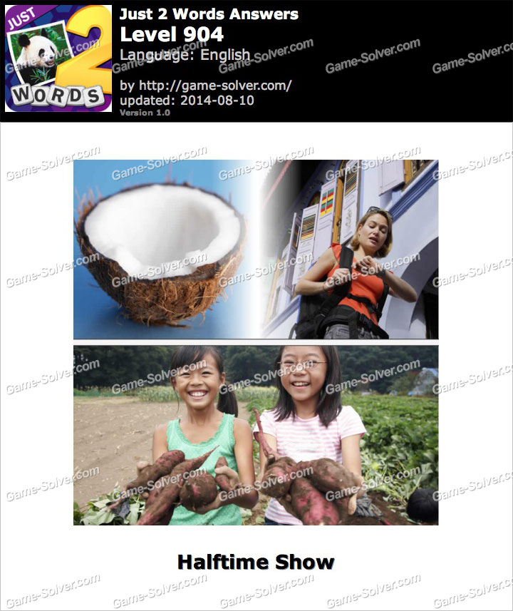 Just 2 Words Level 904 • Game Solver