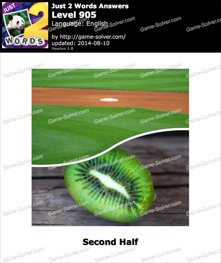 Just 2 Words Level 905 • Game Solver