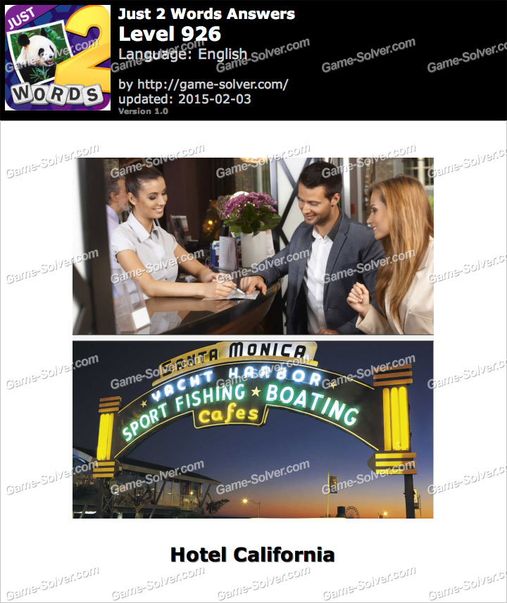 Just 2 Words Level 926 • Game Solver