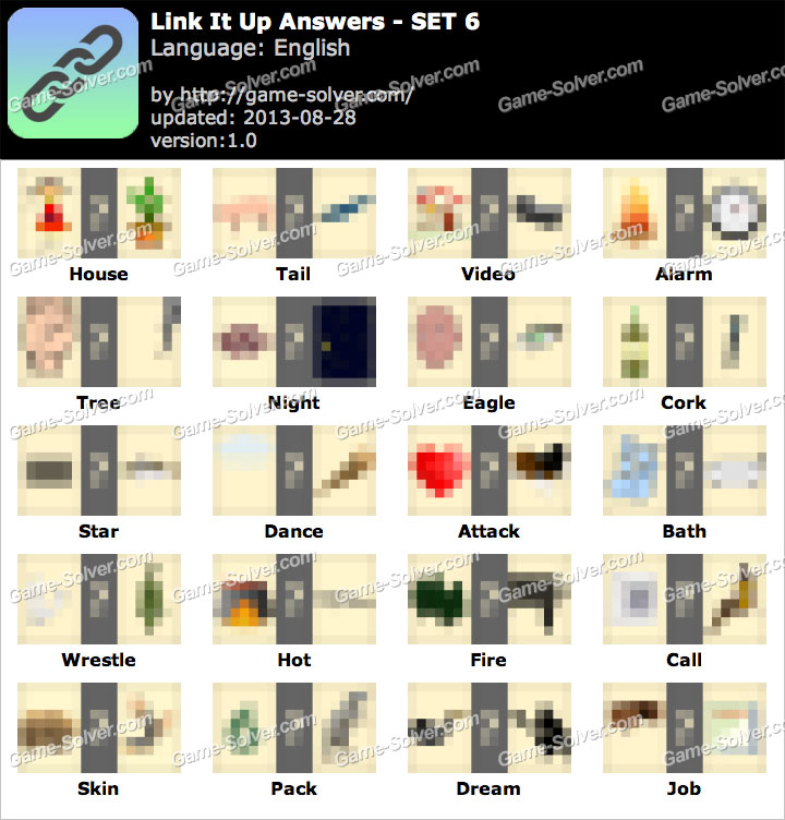 Link It Up Set 6 • Game Solver