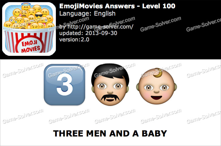 EmojiMovies Level 100 • Game Solver