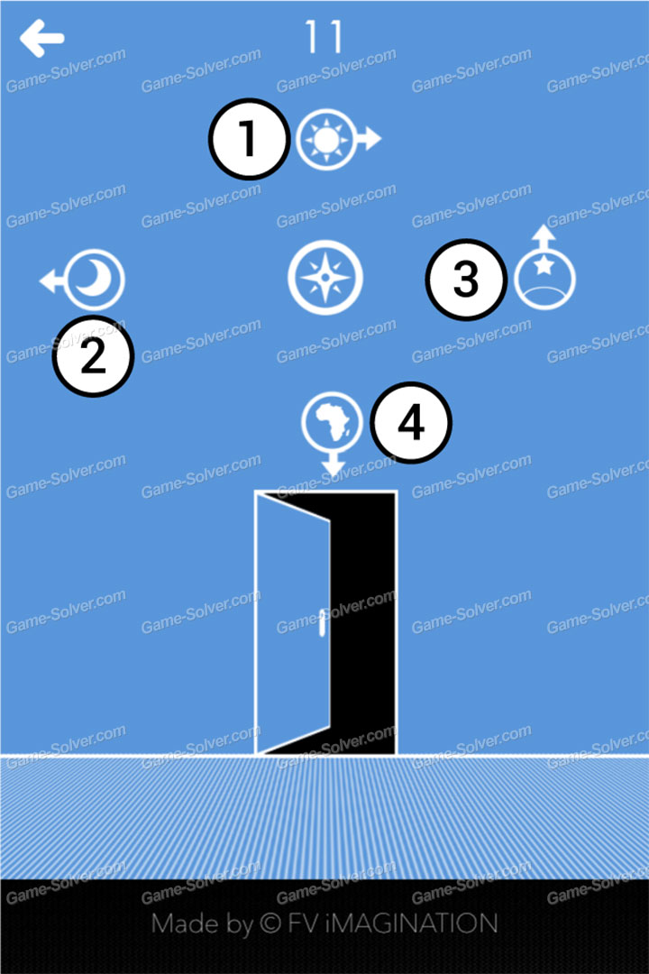 Rooms Level 11 • Game Solver