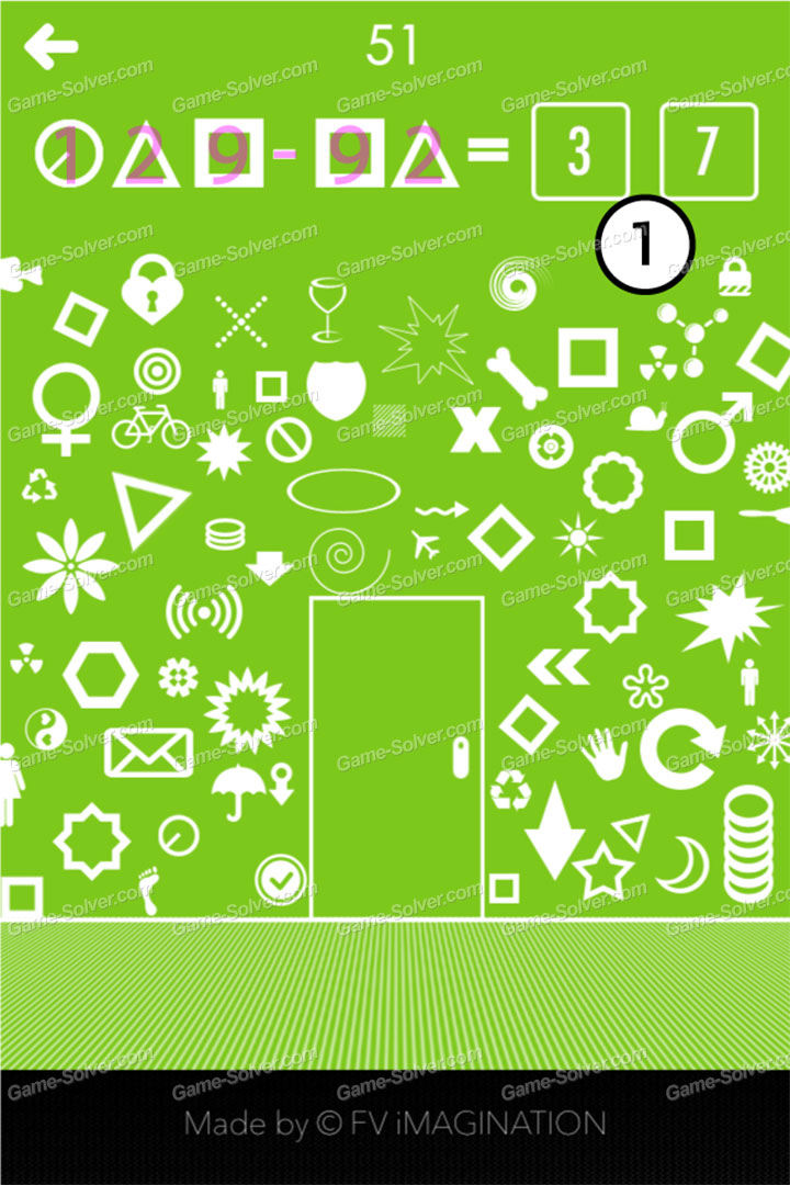 Rooms Level 51 • Game Solver