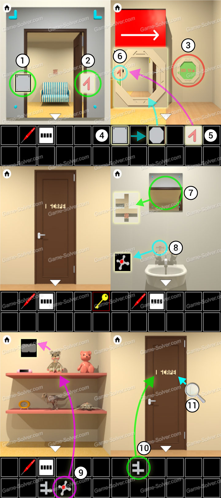 Lift Room Escape Walkthrough Part 3 • Game Solver