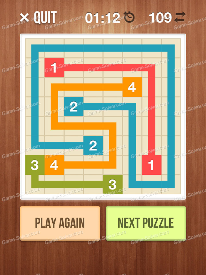 Number Link Brain Smasher Pack 64 • Game Solver