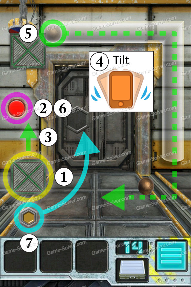 100 Doors Aliens Space Level 14 • Game Solver