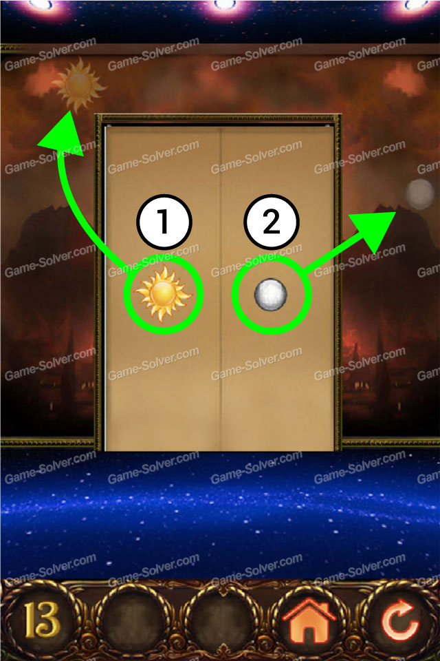 100 Inferno Escape Level 13 • Game Solver