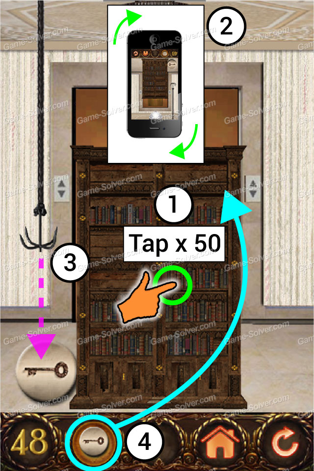 100 Inferno Escape Level 48 • Game Solver