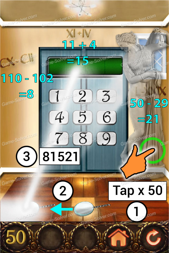 100 Inferno Escape Level 50 • Game Solver