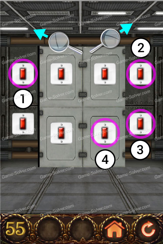 100 Inferno Escape Level 55 • Game Solver