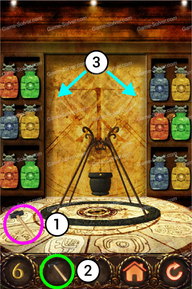 100 Inferno Escape Level 6 • Game Solver