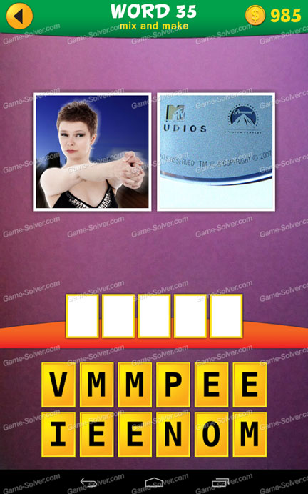 Mix and Make Word 35 • Game Solver