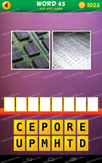 Mix and Make Word 43 • Game Solver
