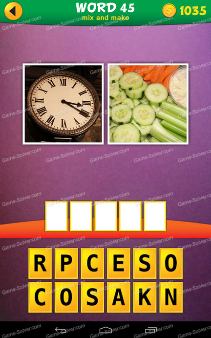 Mix and Make Word 45 • Game Solver