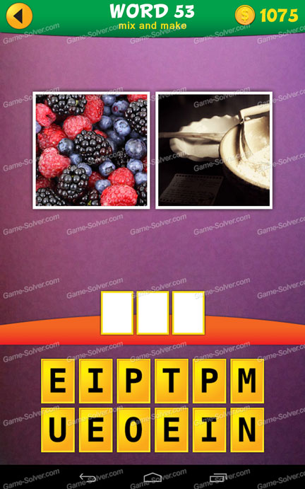 Mix and Make Word 53 • Game Solver