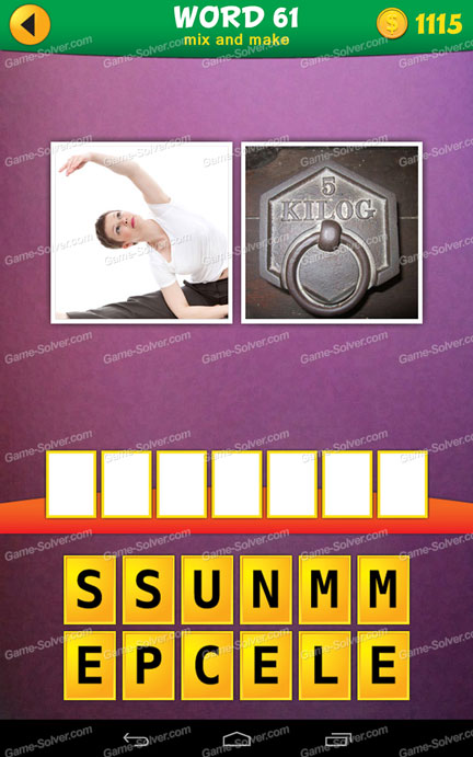 Mix and Make Word 61 • Game Solver