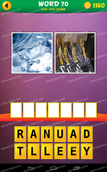 Mix and Make Word 70 • Game Solver