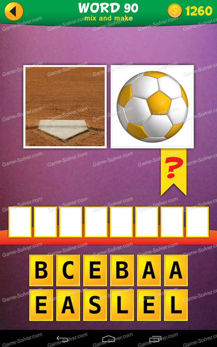 Mix and Make Word 90 • Game Solver
