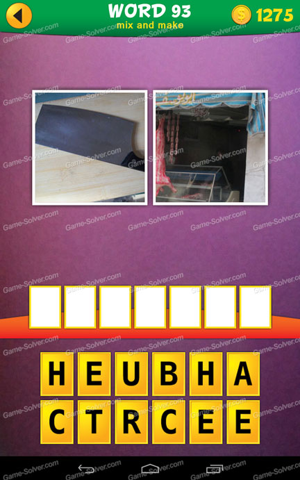 Mix and Make Word 93 • Game Solver