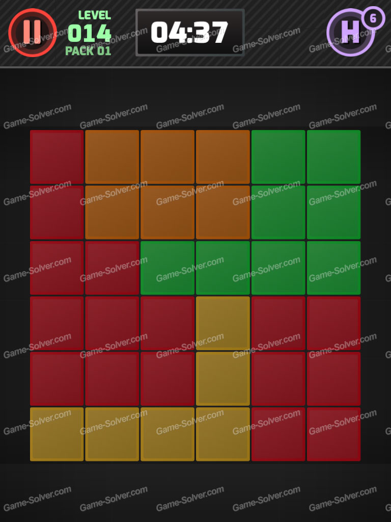 Color Flow Pack 1 Level 14 • Game Solver