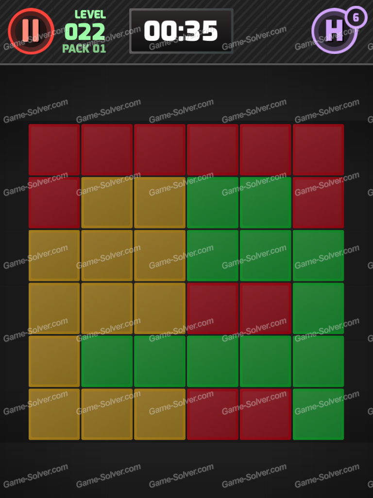 Color Flow Pack 1 Level 22 • Game Solver