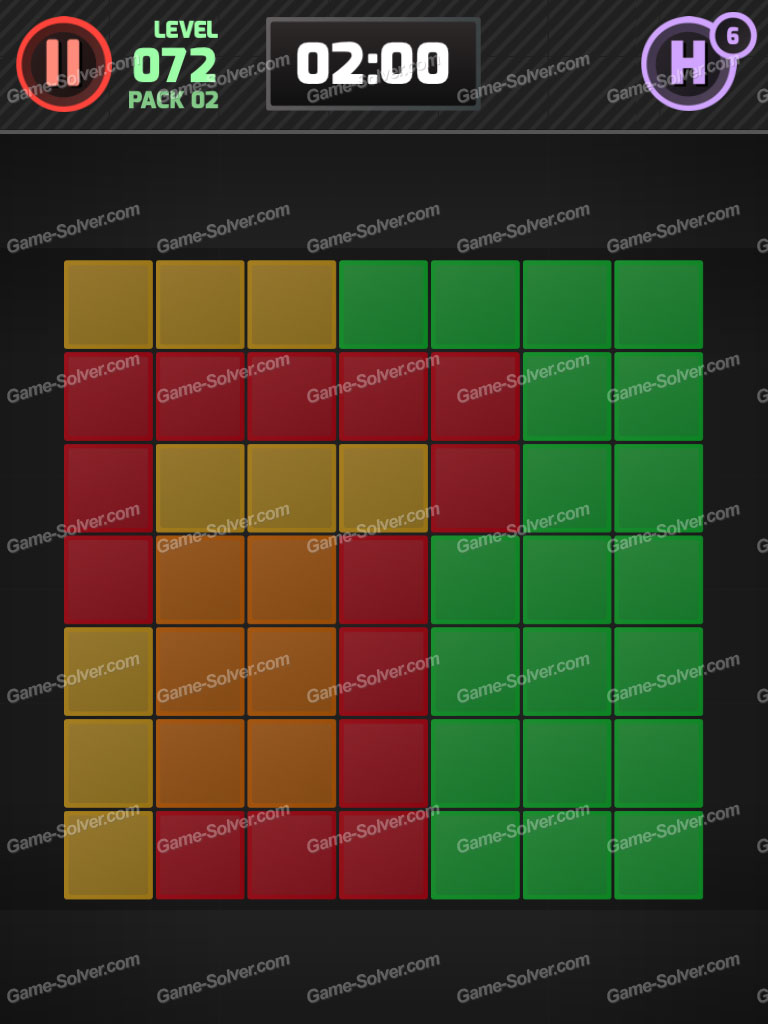 Color Flow Pack 2 Level 72 • Game Solver
