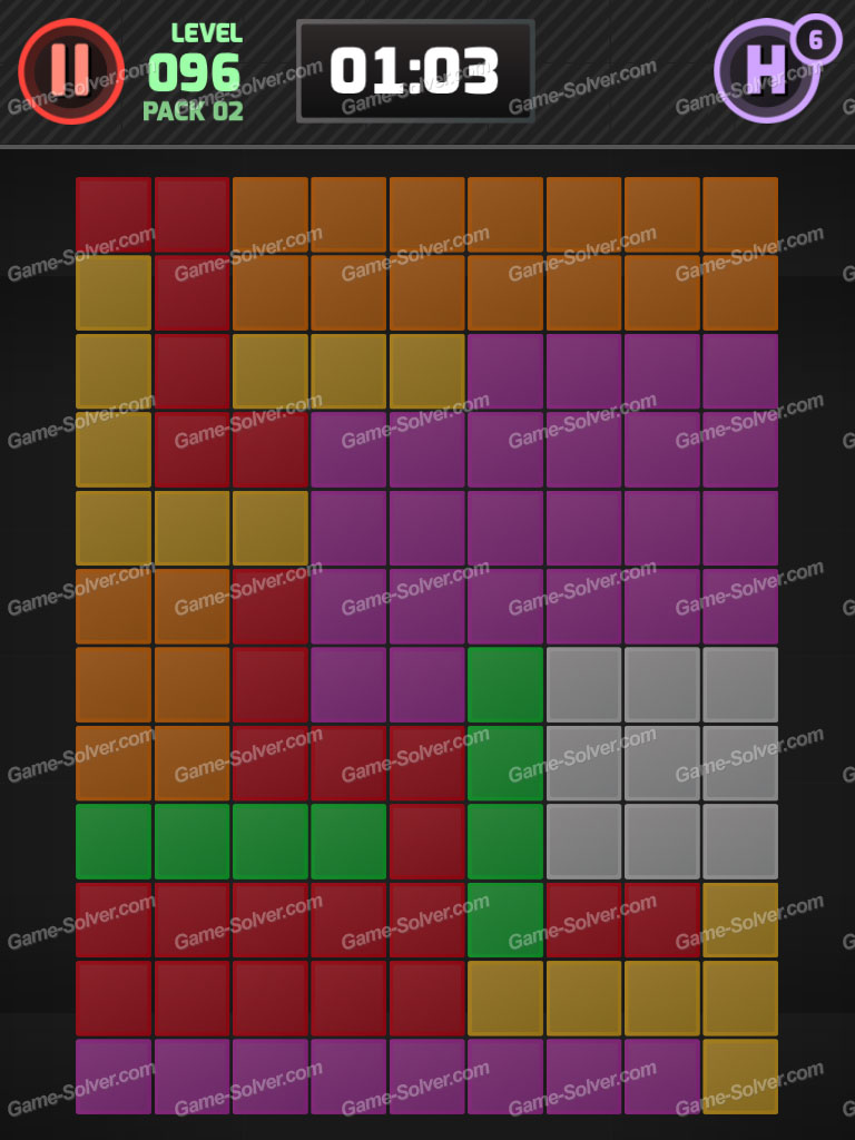 Color Flow Pack 2 Level 96 • Game Solver