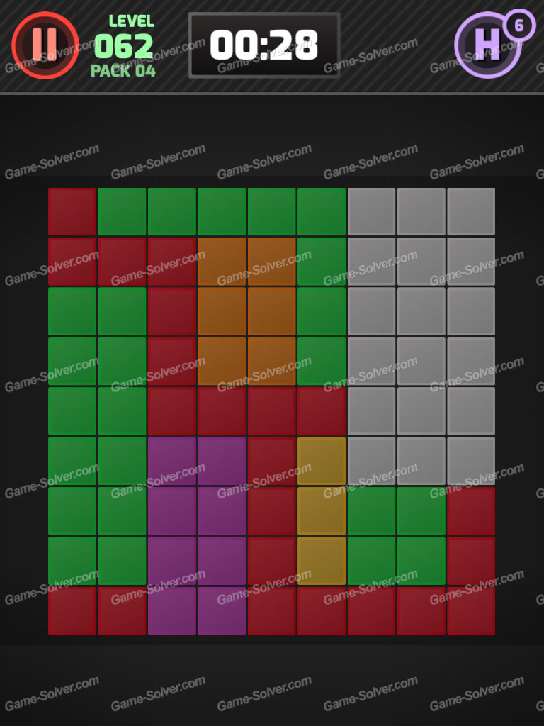 Color Flow Pack 4 Level 62 • Game Solver