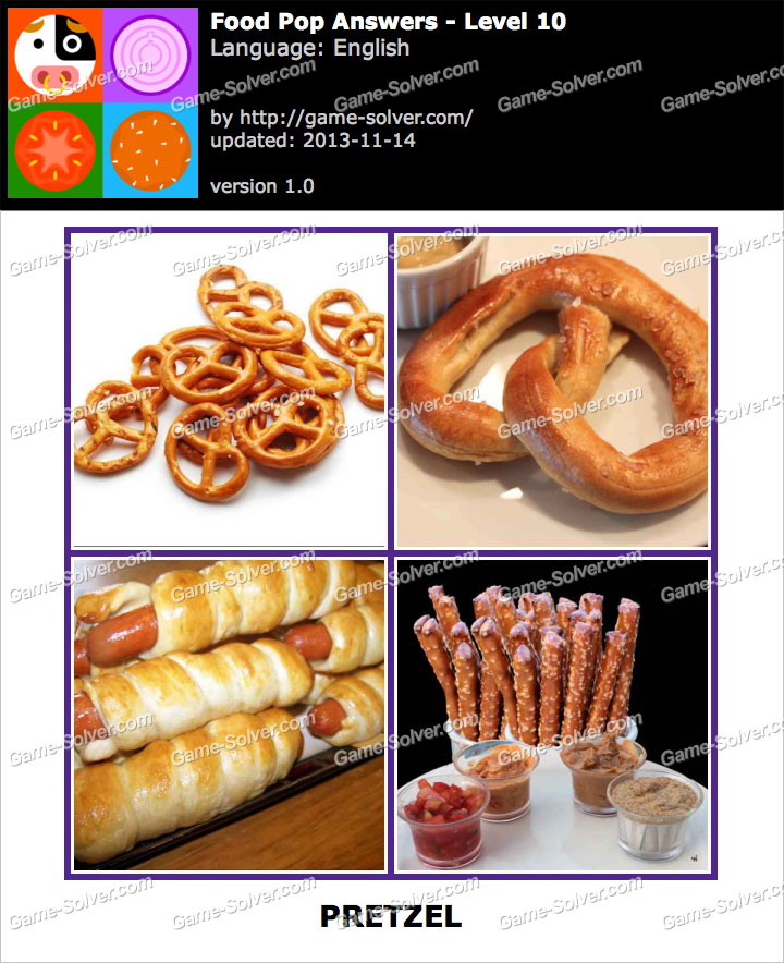 Food Pop Level 10 • Game Solver