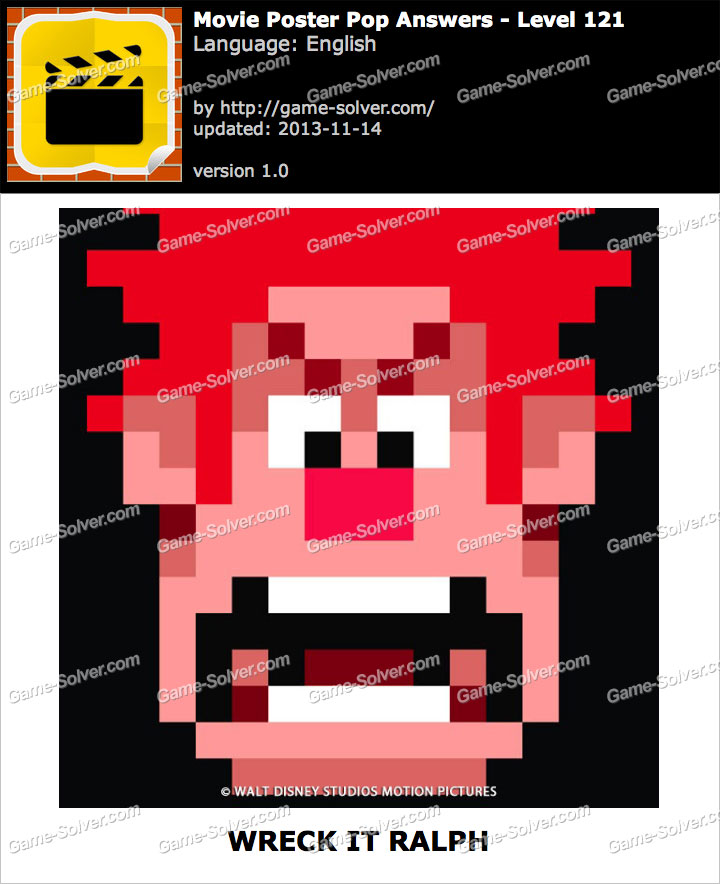 Movie Poster Pop Level 121 • Game Solver