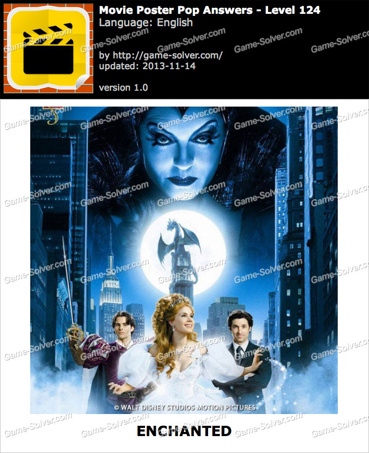 Movie Poster Pop Level 124 • Game Solver