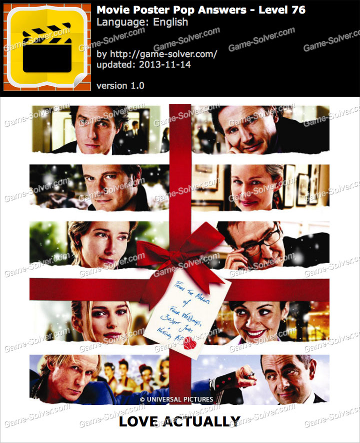 Movie Poster Pop Level 76 • Game Solver