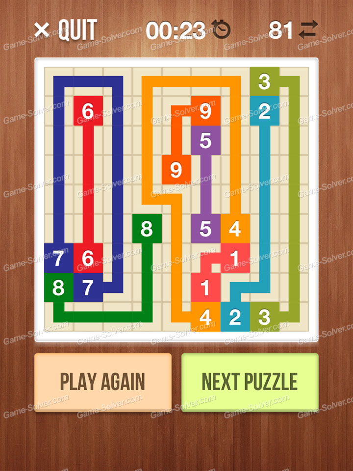 Number Link Crossing Lines Level 1 • Game Solver