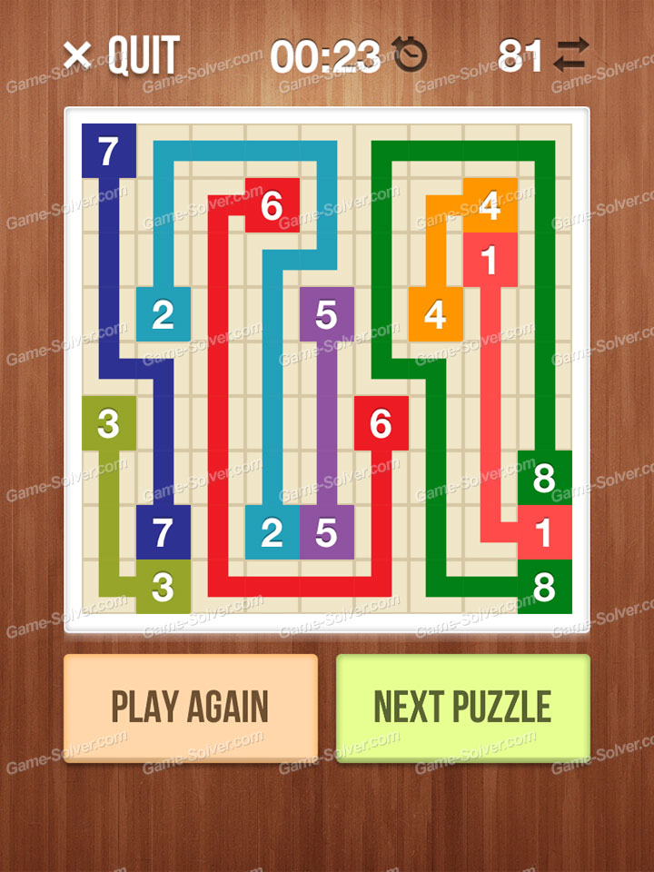 Number Link Crossing Lines Level 11 • Game Solver