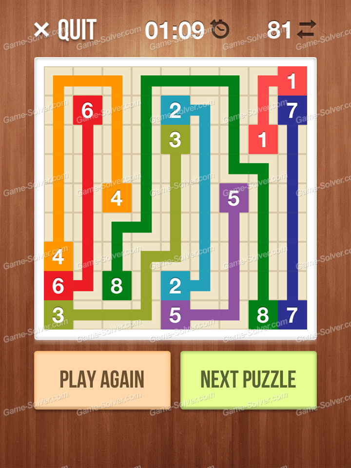 Number Link Crossing Lines Level 3 • Game Solver