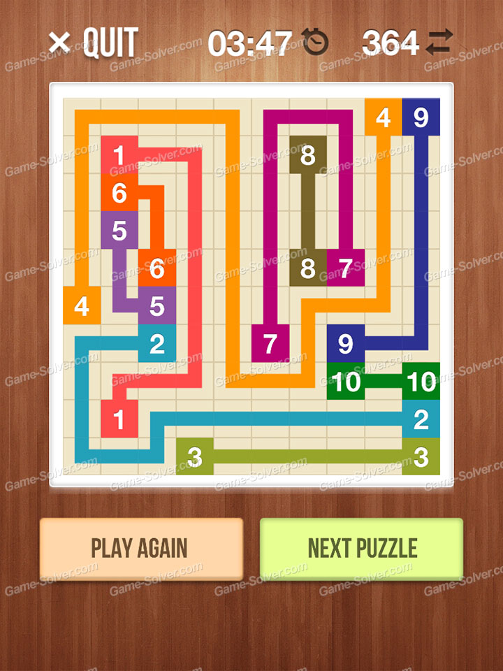 Number Link Crossing Lines Level 78 • Game Solver
