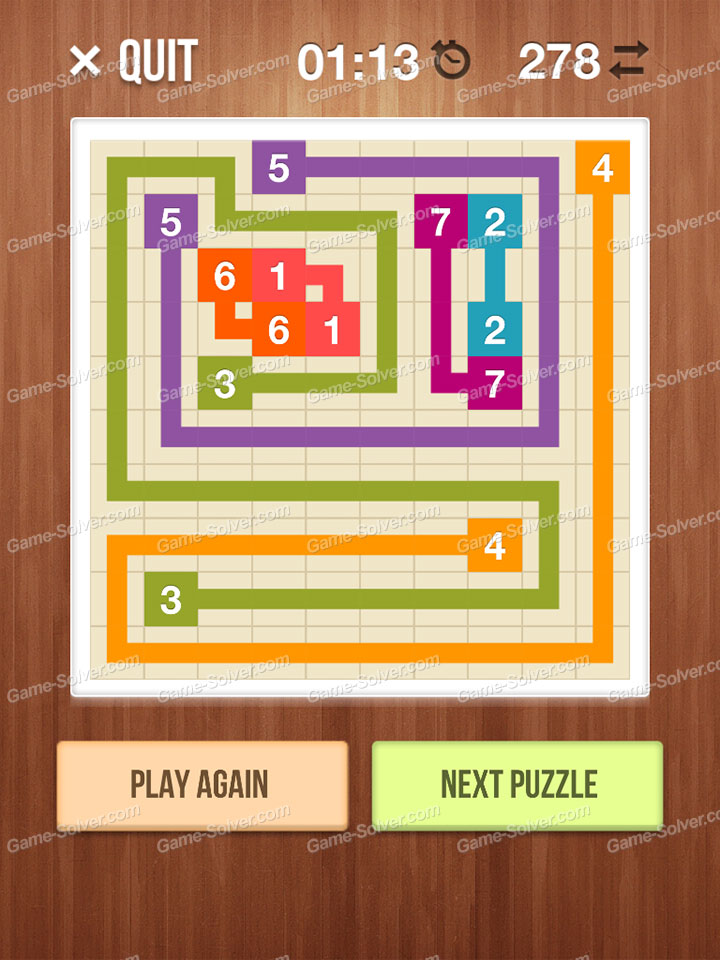 Number Link Crossing Lines Level 88 • Game Solver