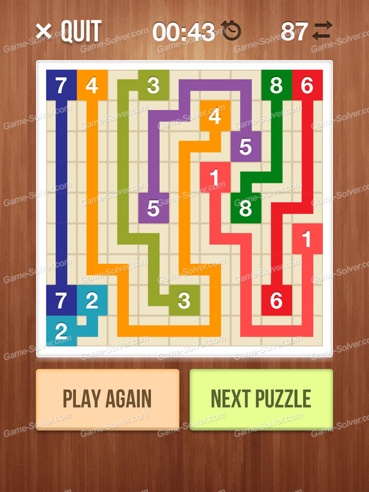 Number Link Logic Mix Level 6 • Game Solver