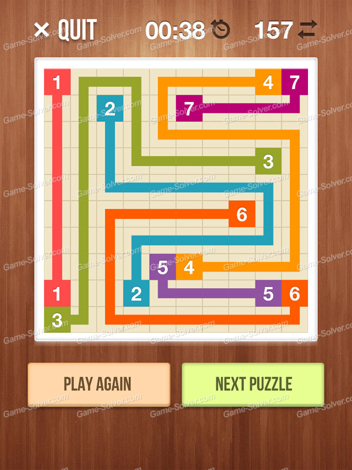 Number Link Master Mind Level 3 • Game Solver