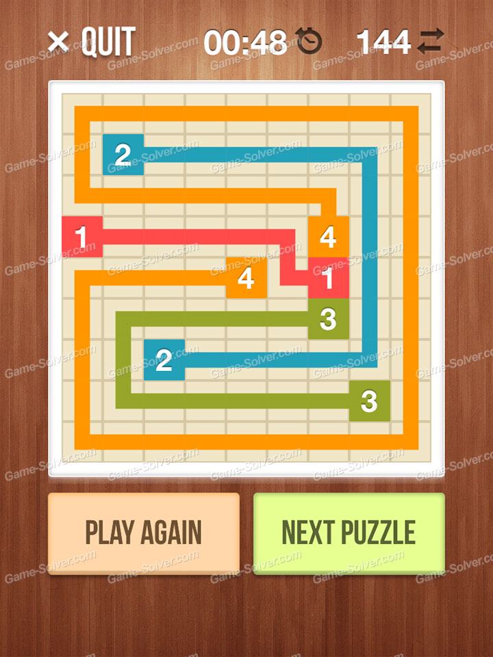 Number Link Puzzling Lines Level 24 • Game Solver