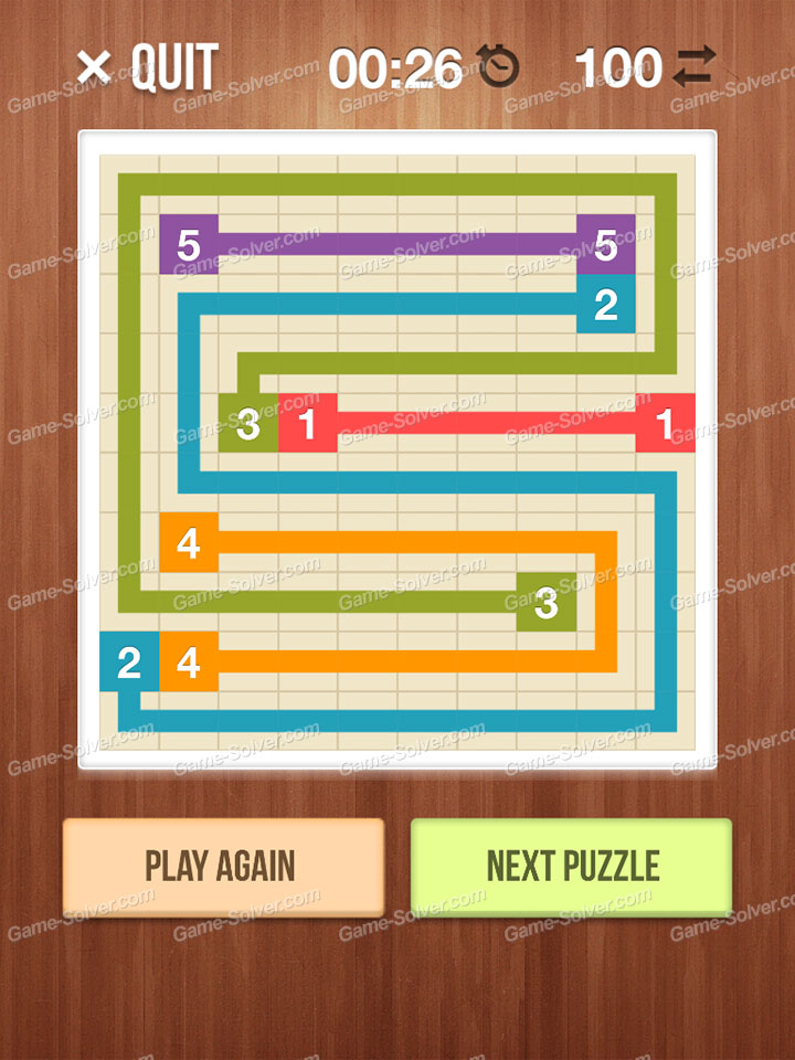 Number Link Puzzling Lines Level 90 • Game Solver