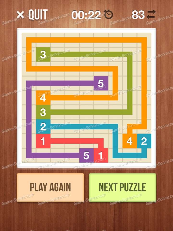 Number Link Sharp Path Level 11 • Game Solver